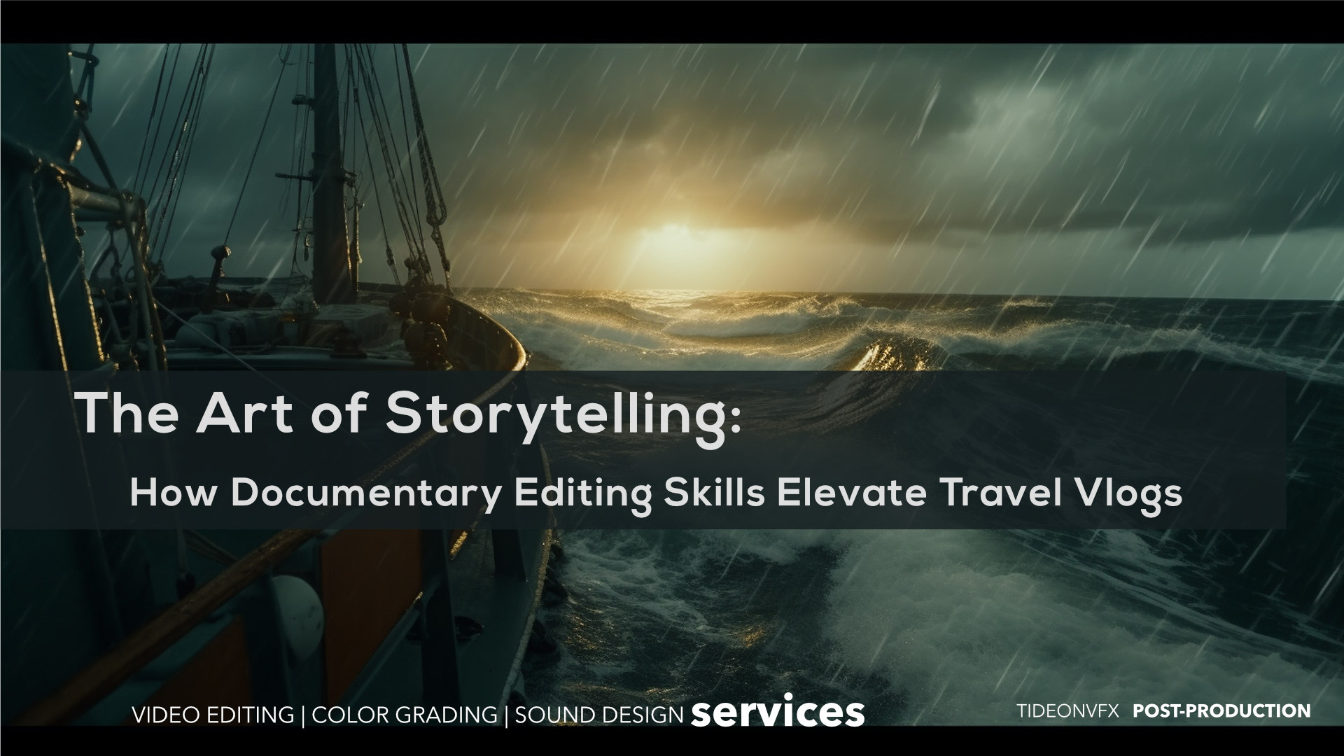 TIDEONVFX POST-PRODUCTION - VIDEO EDITING & COLOR GRADING | Short Film ...